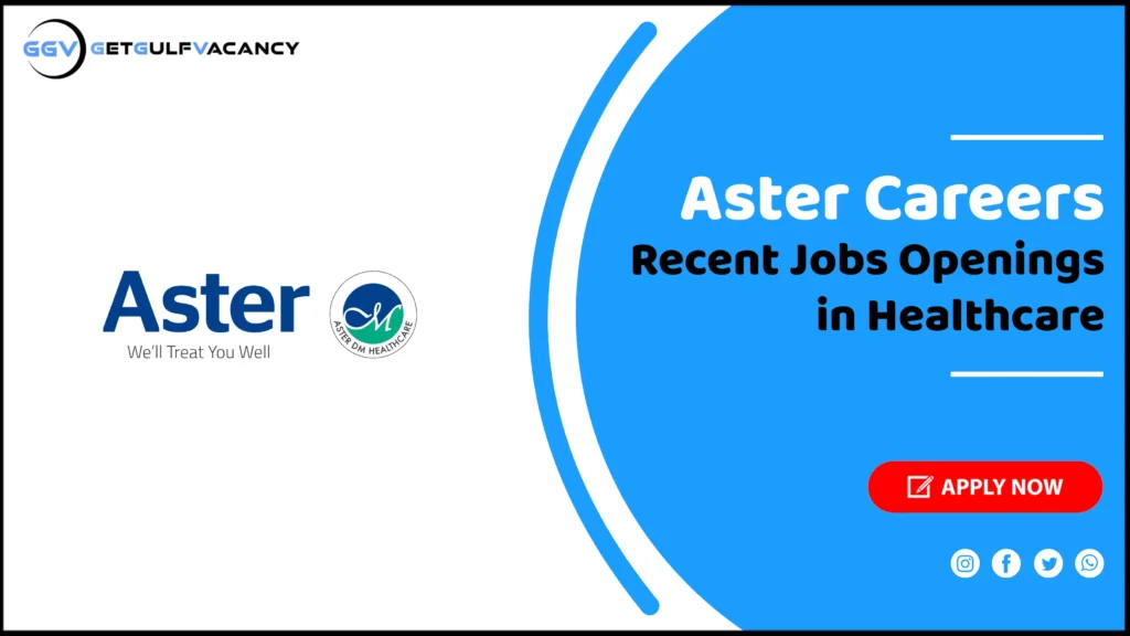 Aster Careers UAE 2026 | Newest Walk in Interviews