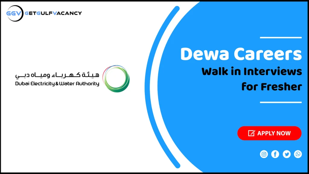 DEWA Careers UAE 2026 | Multiple Technician Positions