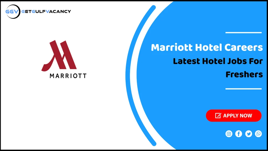 Marriott Hotel Careers Dubai 2025 | Job Openings